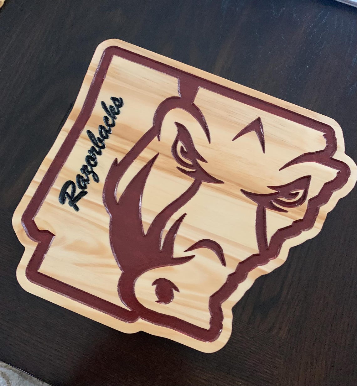 Arkansas Razorbacks Sign - Etsy