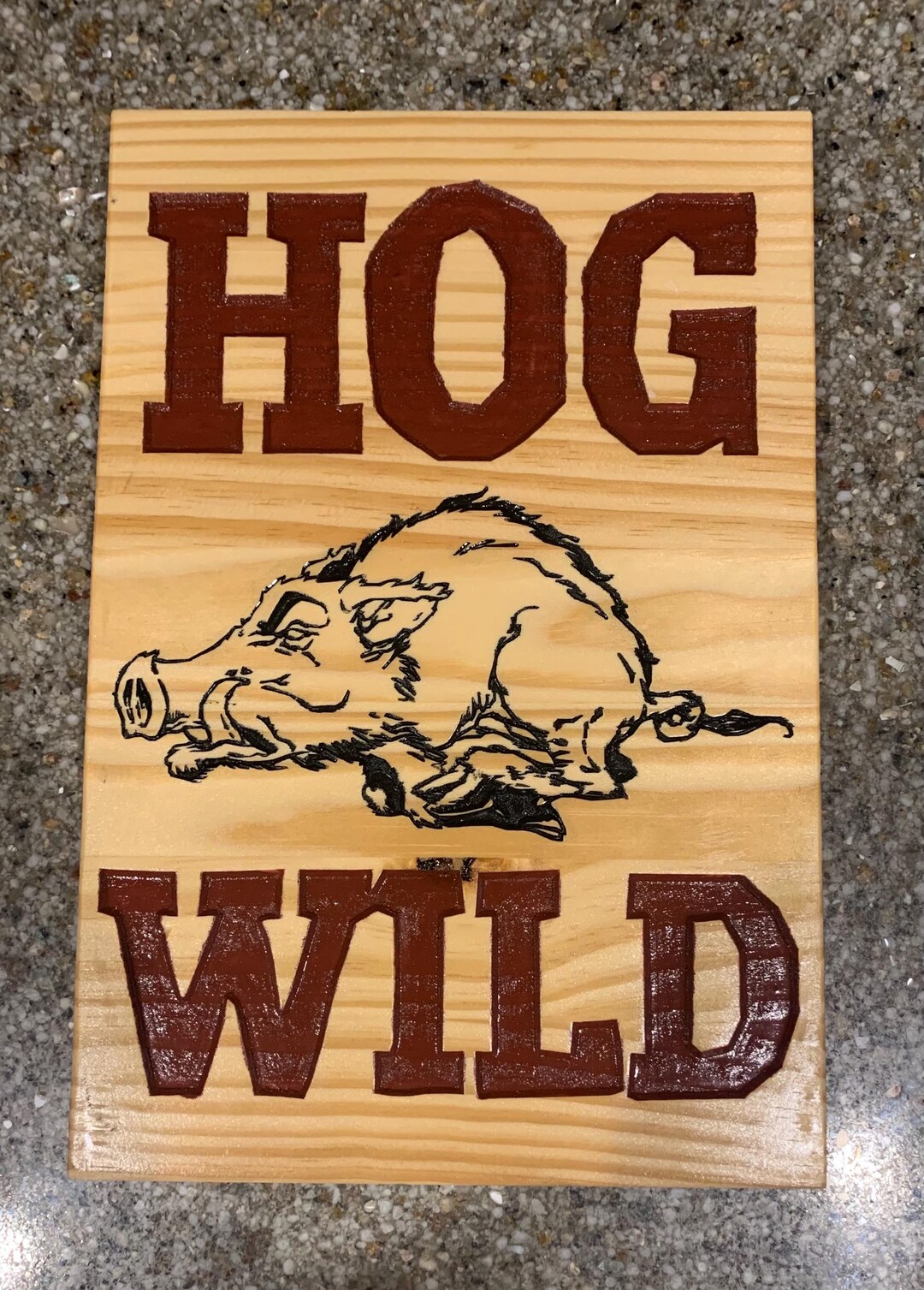 Arkansas Razorbacks Hog Wild Sign - Etsy