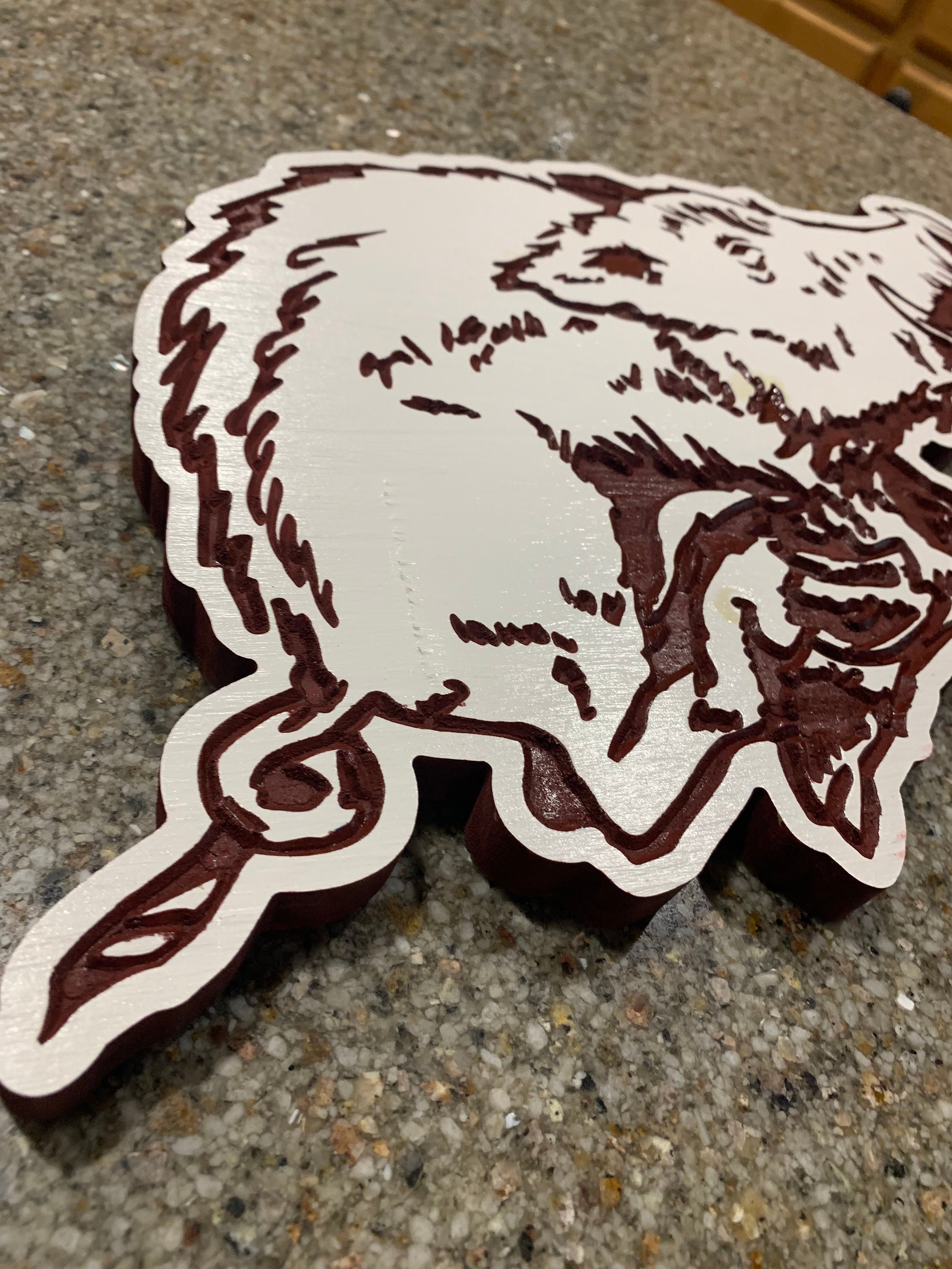 Arkansas Razorbacks Old School Hog Logo - Etsy