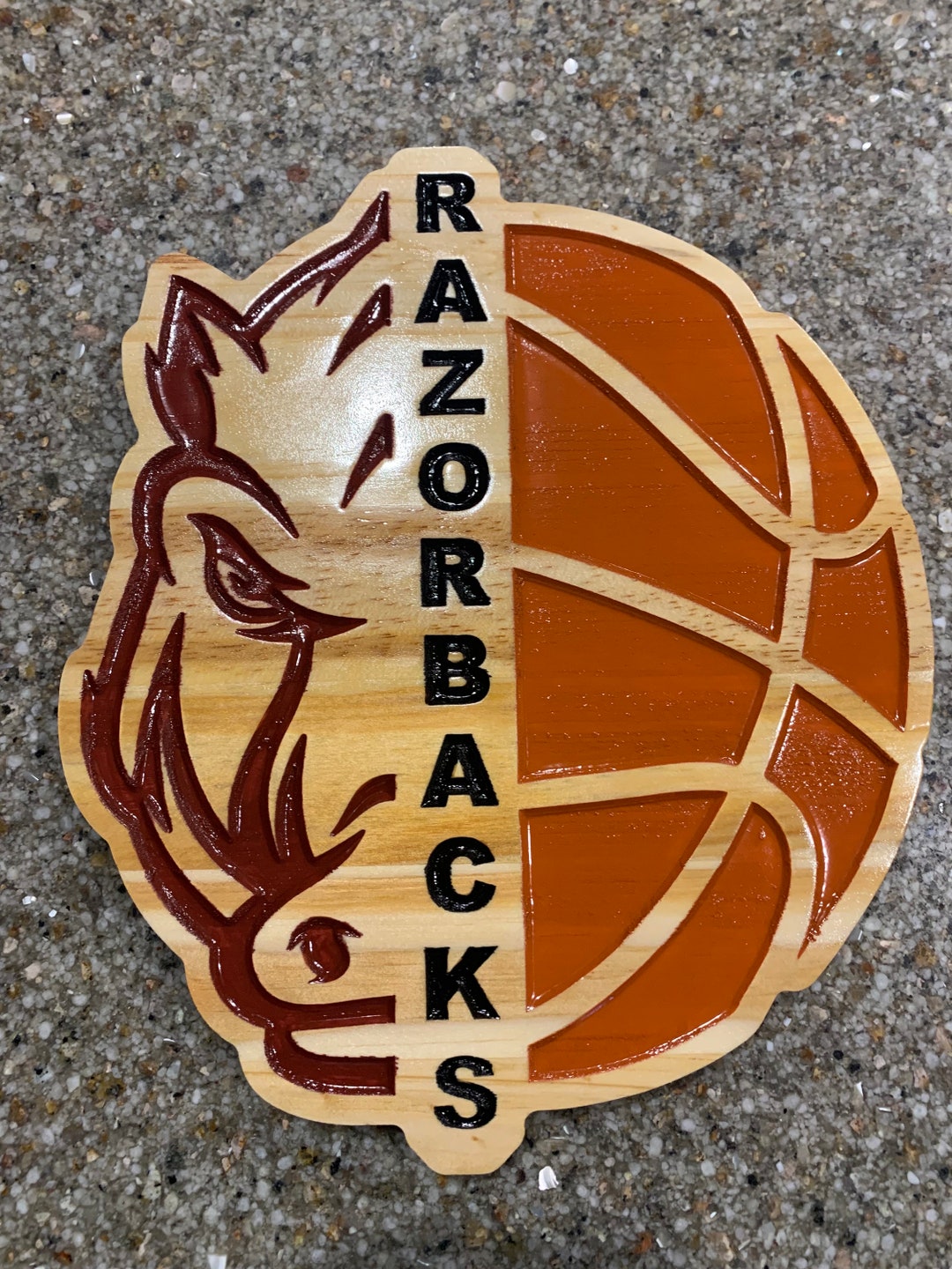Arkansas Razorbacks Basketball Sign - Etsy