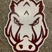 Arkansas Razorbacks Hog Head Sign - Etsy