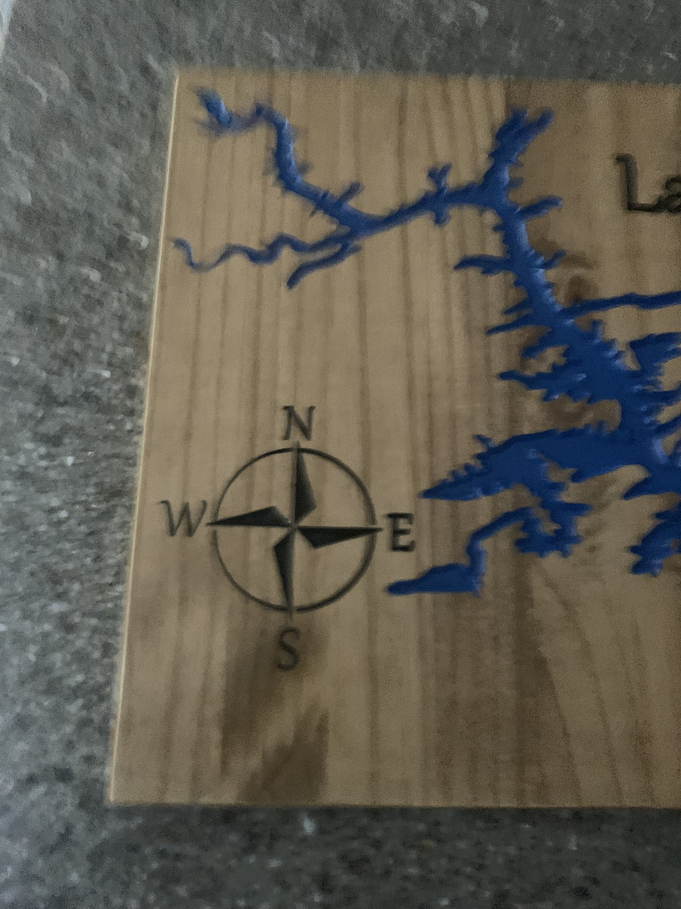 Lake Hamilton Map Sign - Etsy