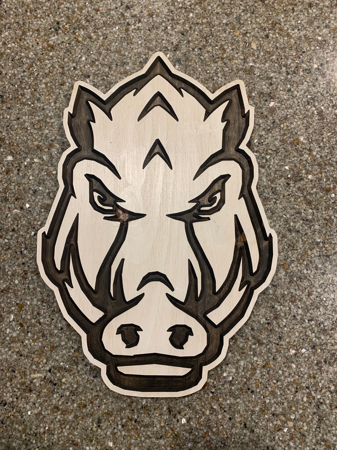 Arkansas Razorbacks Hog Face Sign - Etsy