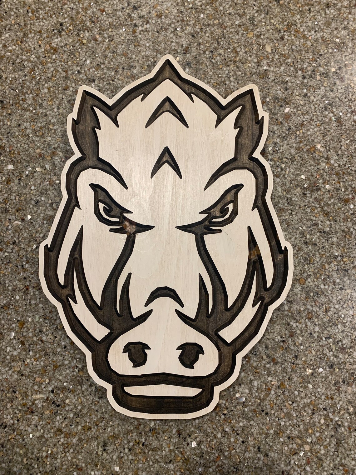 Arkansas Razorbacks Hog Face Sign - Etsy