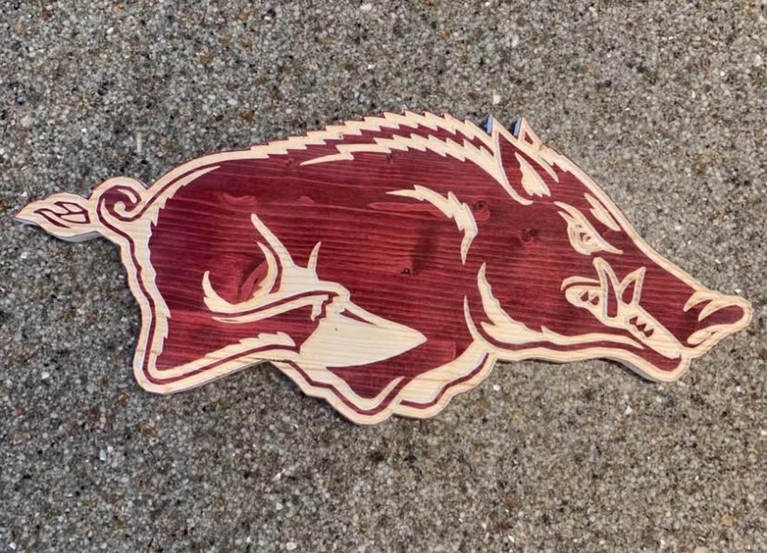 Arkansas Razorbacks Hog Logo Sign - Etsy