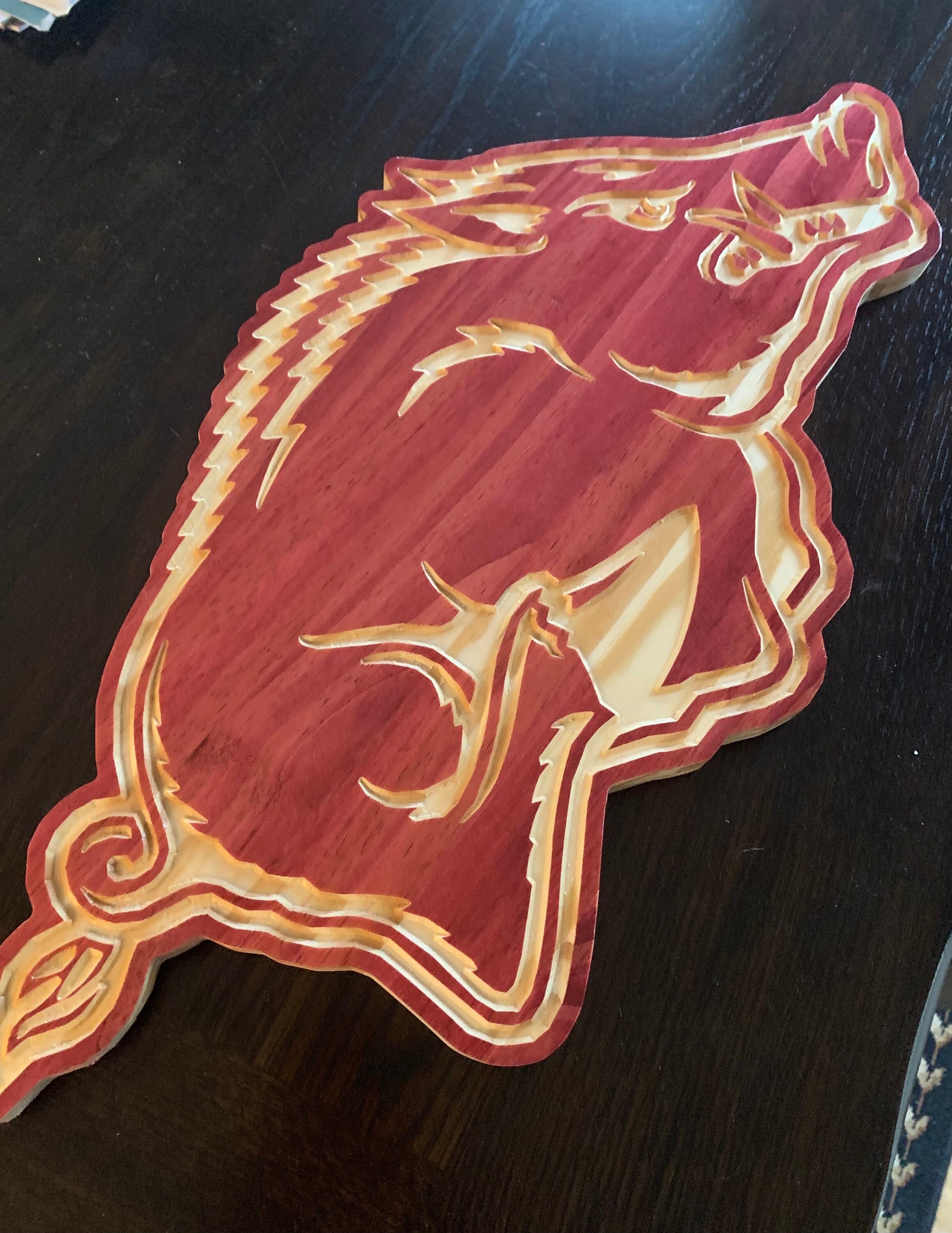 Arkansas Razorbacks Hog Logo Sign - Etsy
