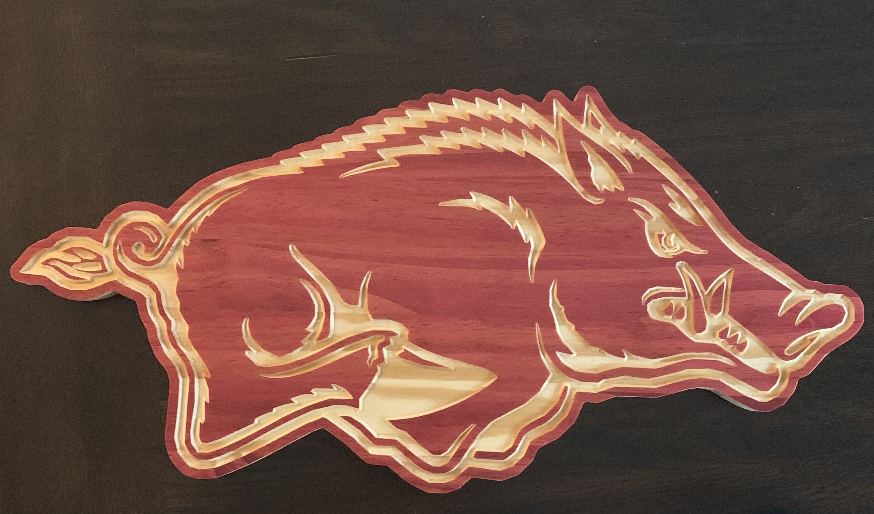 Arkansas Razorbacks Hog Logo Sign - Etsy