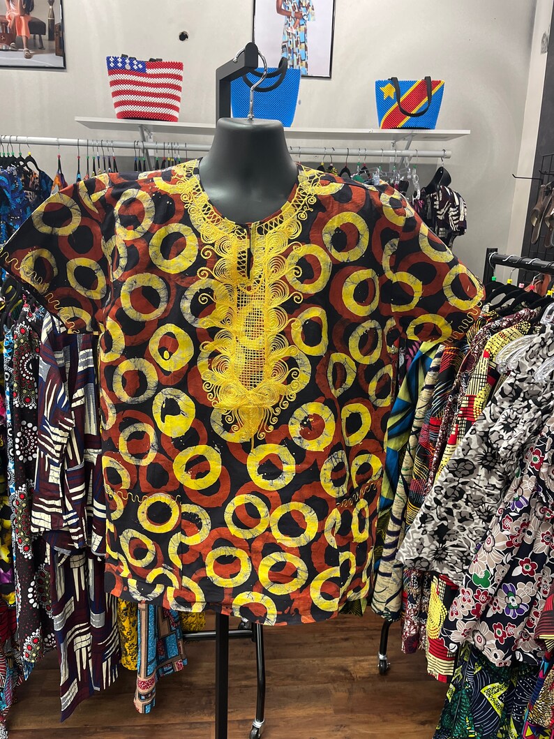 African Fabric Kitenge. Men One Size. Kenyan Dashiki Men Shirt. - Etsy