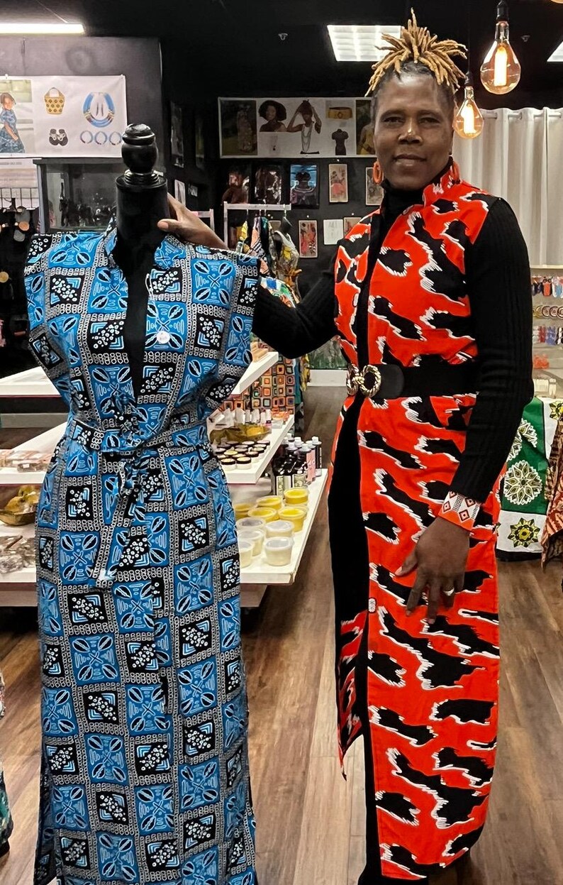Kitenge Kimono Overcoat: African Print, One Size - Etsy