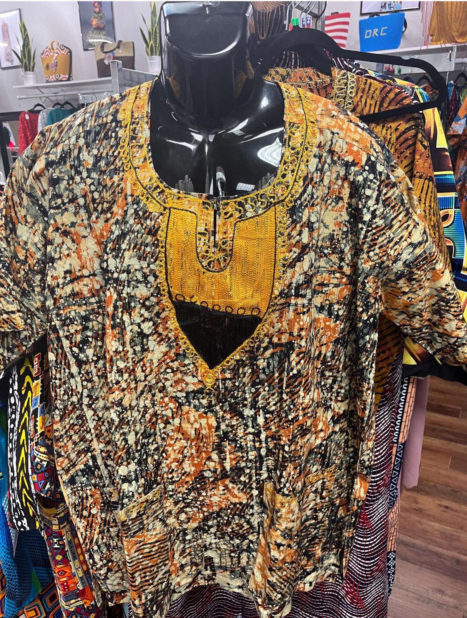 African Fabric Kitenge. Men One Size. Kenyan Dashiki Men Shirt. - Etsy