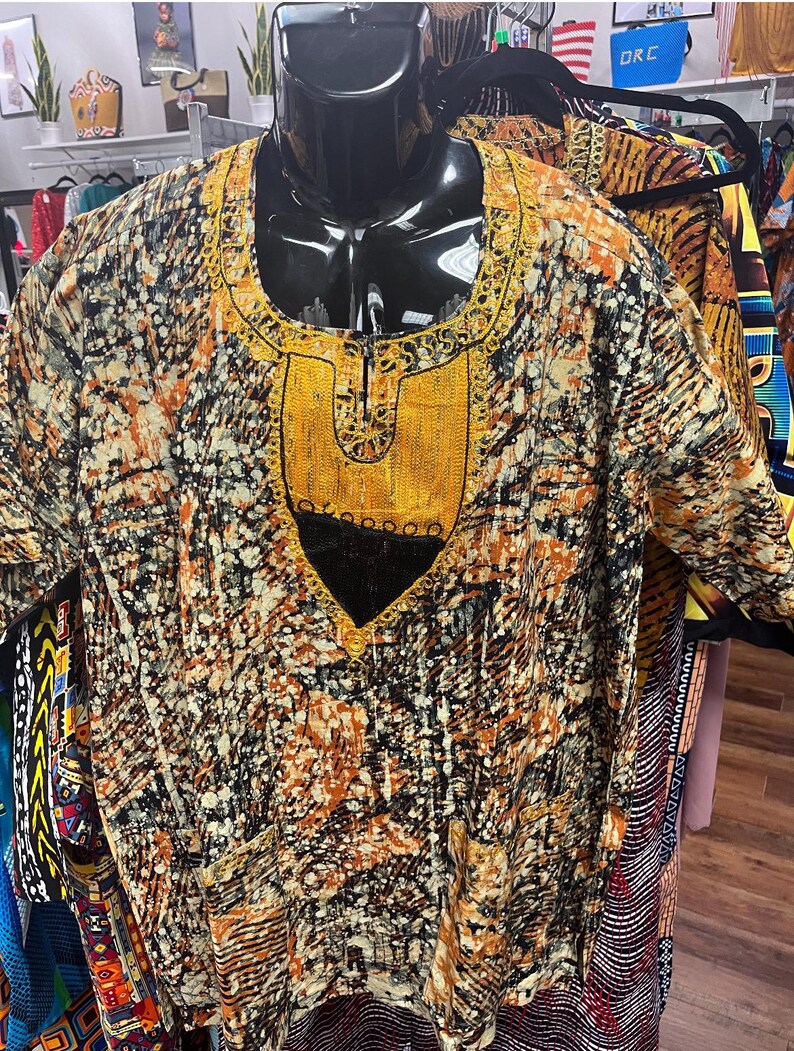 African Fabric Kitenge. Men One Size. Kenyan Dashiki Men Shirt. - Etsy