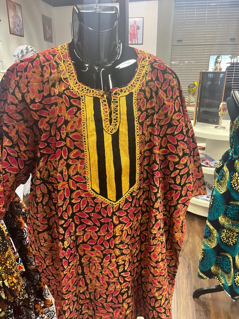 African Fabric Kitenge. Men One Size. Kenyan Dashiki Men Shirt. - Etsy