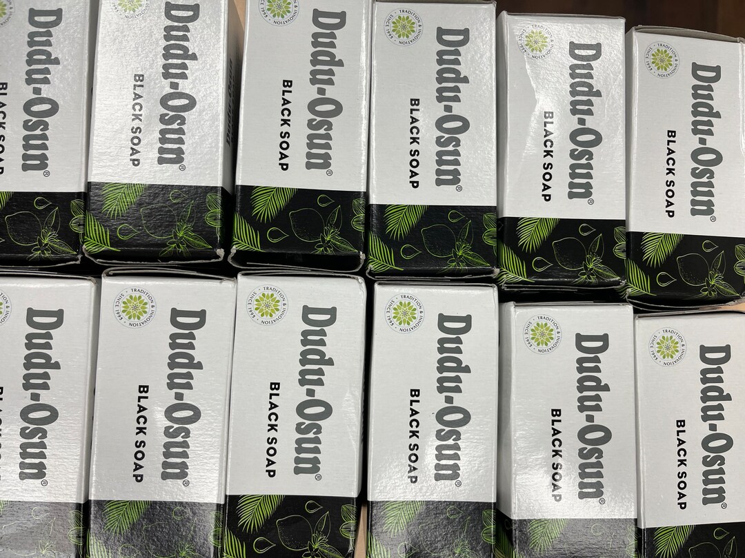 Raw African Black Soap. Osun Soap - Etsy