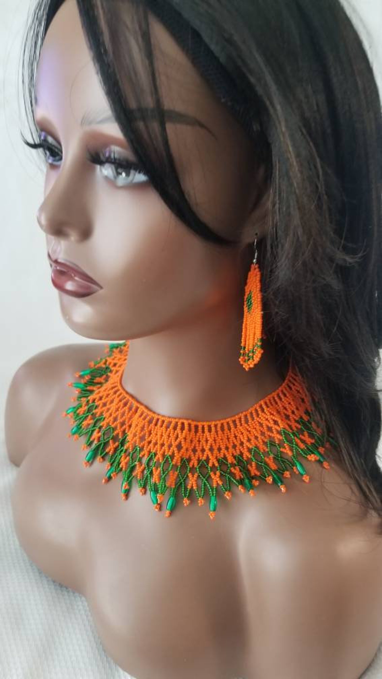 A Colorful Maasai Bridal Necklace. Women Mix Necklace. - Etsy