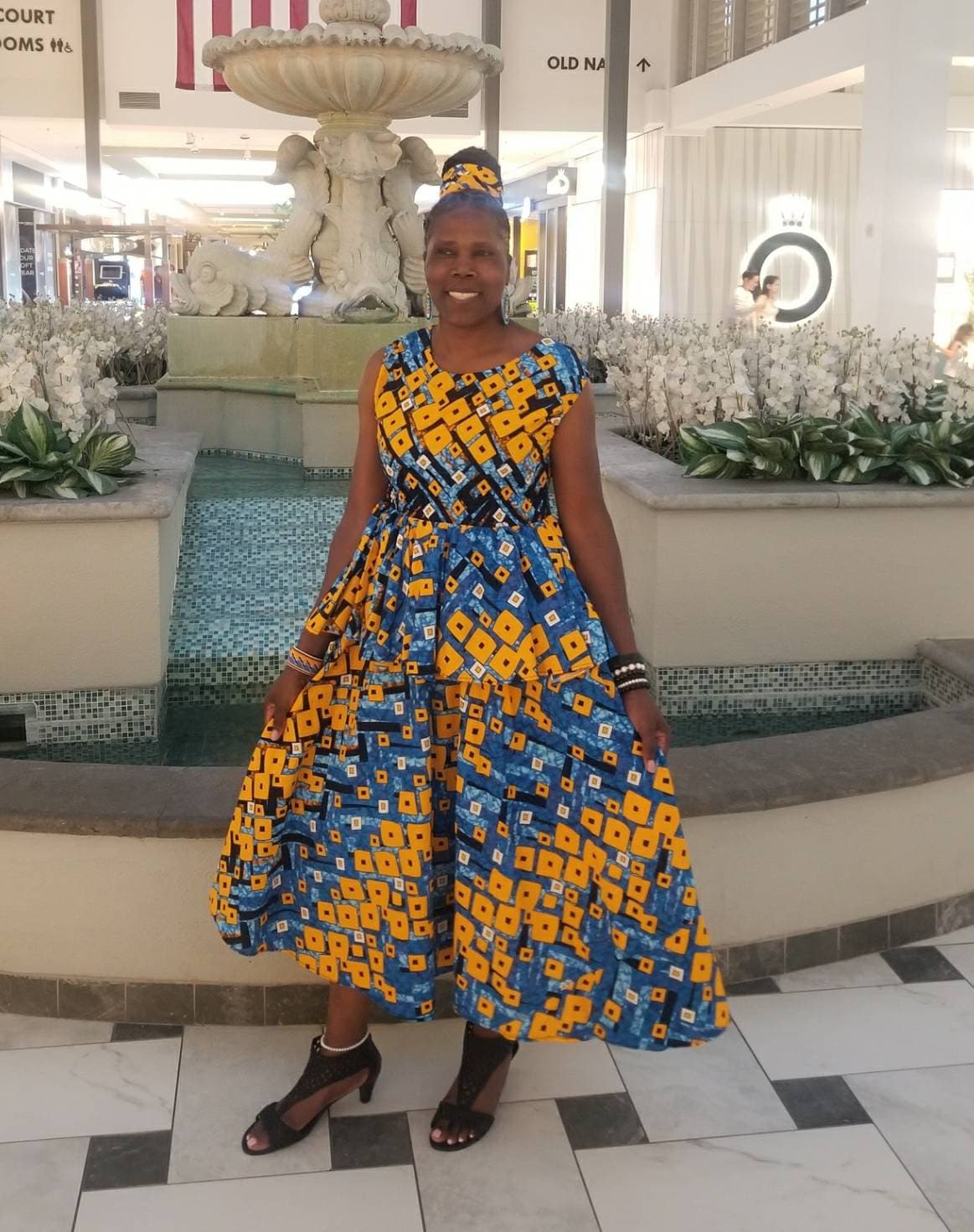 African Kitenge. Women One Size. Kenyan Ethnic Women Dress. Kitenge ...