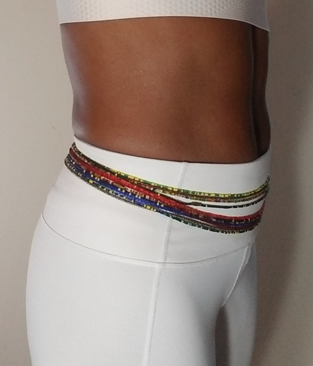 Buy 5 Get 1 Free. African Waist Beads/ Waist Bands/ Mixed Colors/ One ...