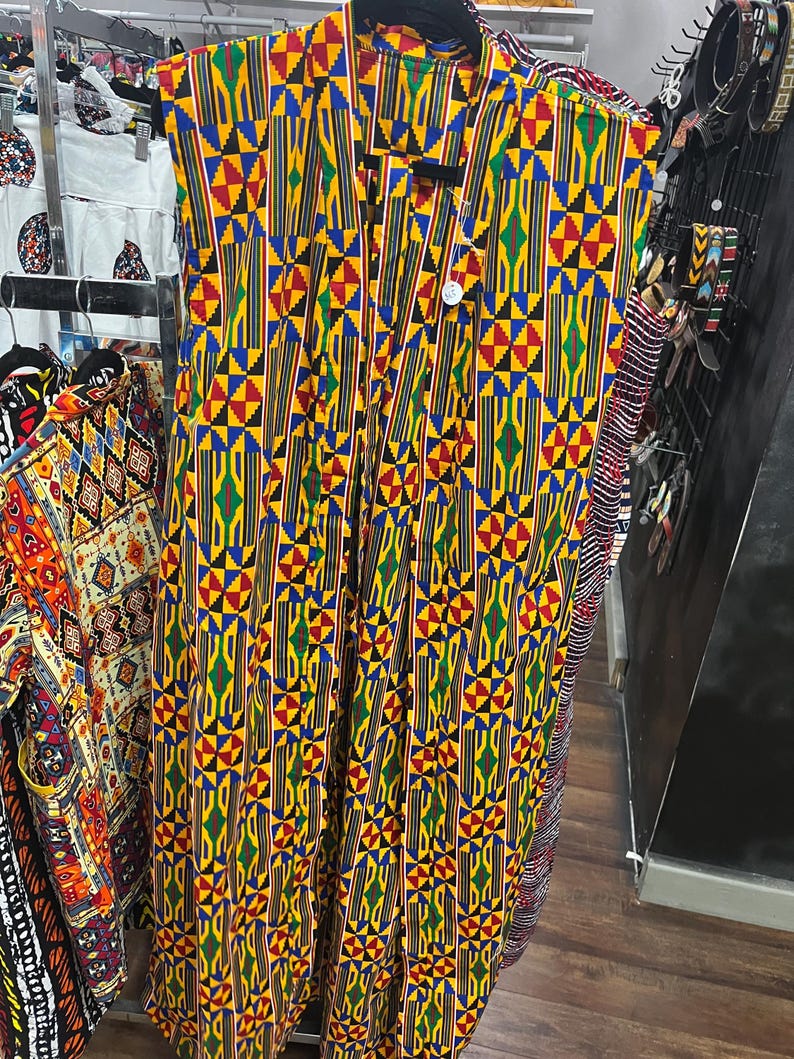 Kitenge Kimono Overcoat: African Print, One Size - Etsy