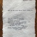 Custom Poem, Personalized Poem, Typewriter Poetry, Deckled Edge, Cotton ...