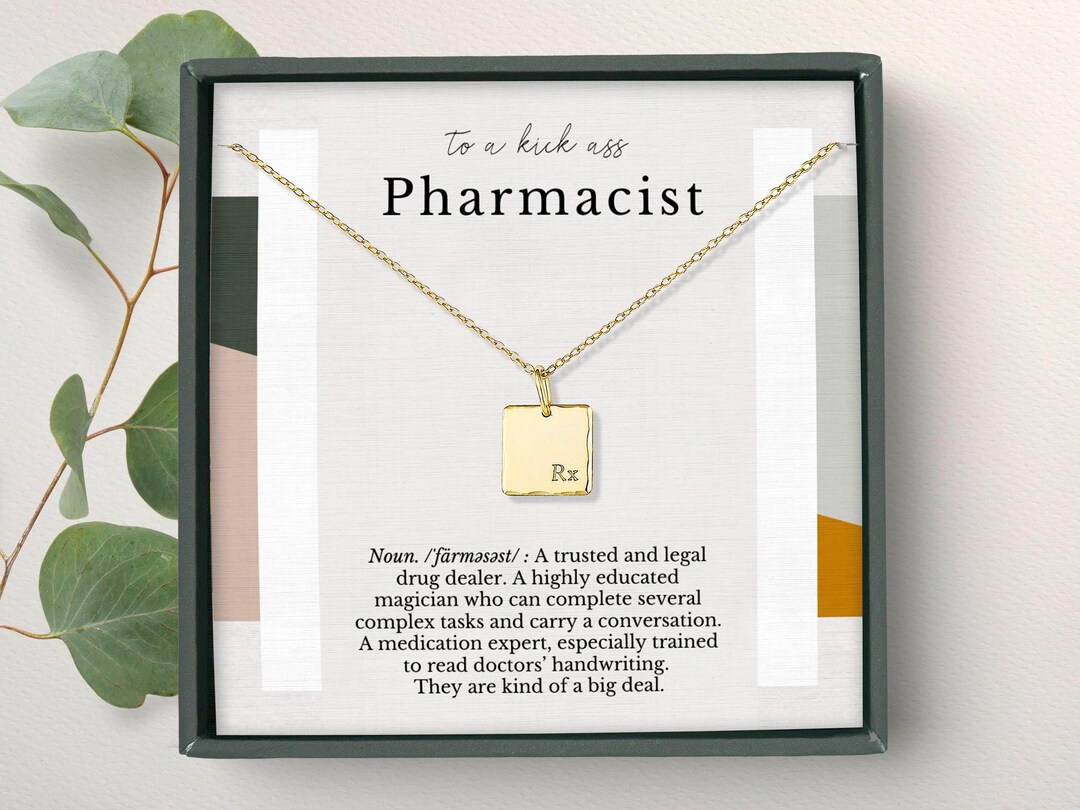 Pharmacist Gift, Pharmacist Necklace Gift, Pharmacist Graduation Gift ...