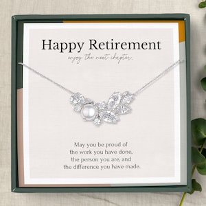 Retirement Gifts for Women Farewell Necklace Gift Female Retirement ...
