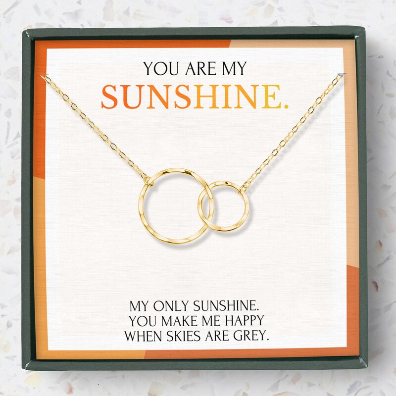 You Are My Sunshine Necklaces - Etsy