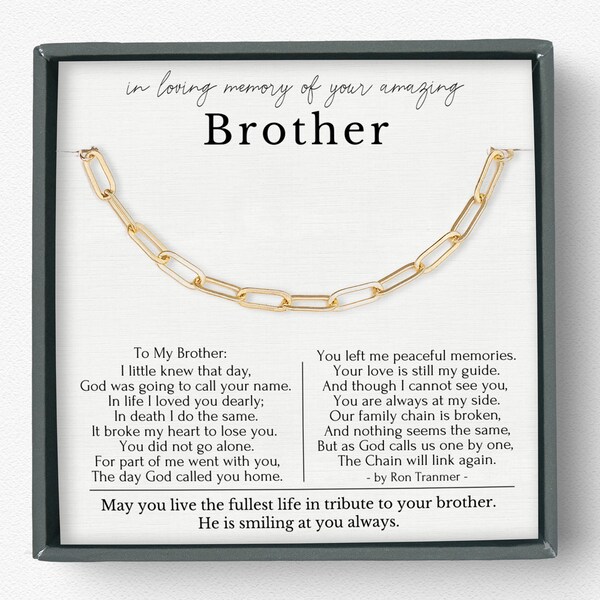Loss of Brother - Etsy