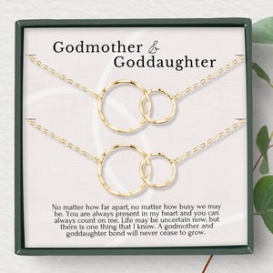 God Daughter Christening Gift | Godmother Necklace Gifts | Baptism Gift ...