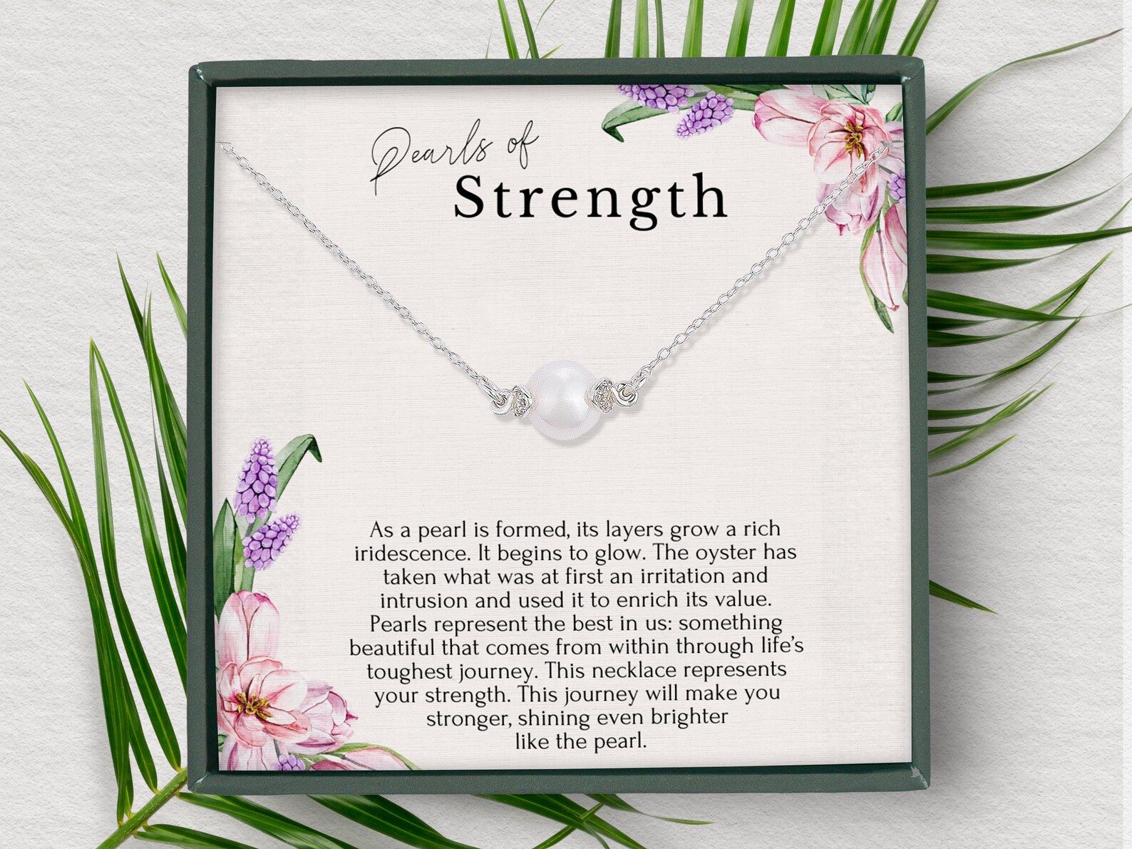 Strength Necklace Strength Jewelry Strength Gift Warrior - Etsy