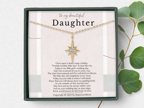 Jewelry for daughter on wedding day store