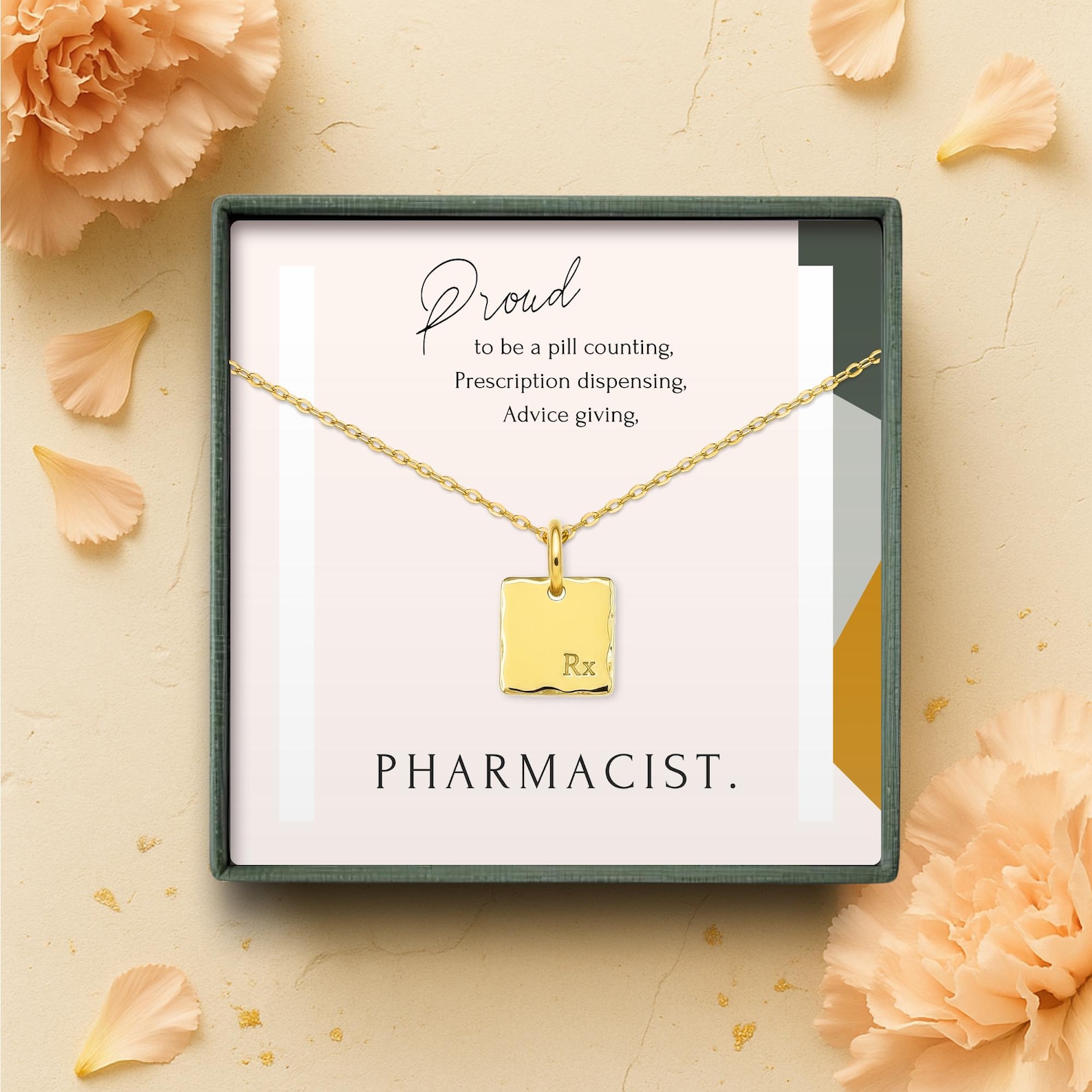 Gift for Pharmacist, Pharmacist Necklace Gift, Pharmacist Retirement ...