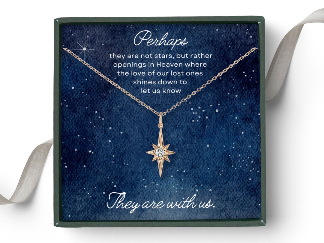 Gifts for Loss of Loved One Memorial Jewelry for Women North Star ...