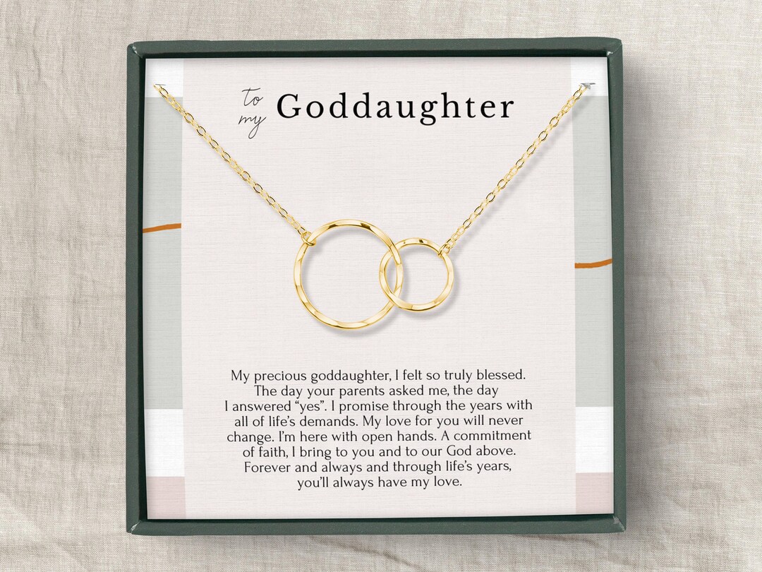 Goddaughter Gifts From Godmother | Girls Baptism Necklace | Christening ...