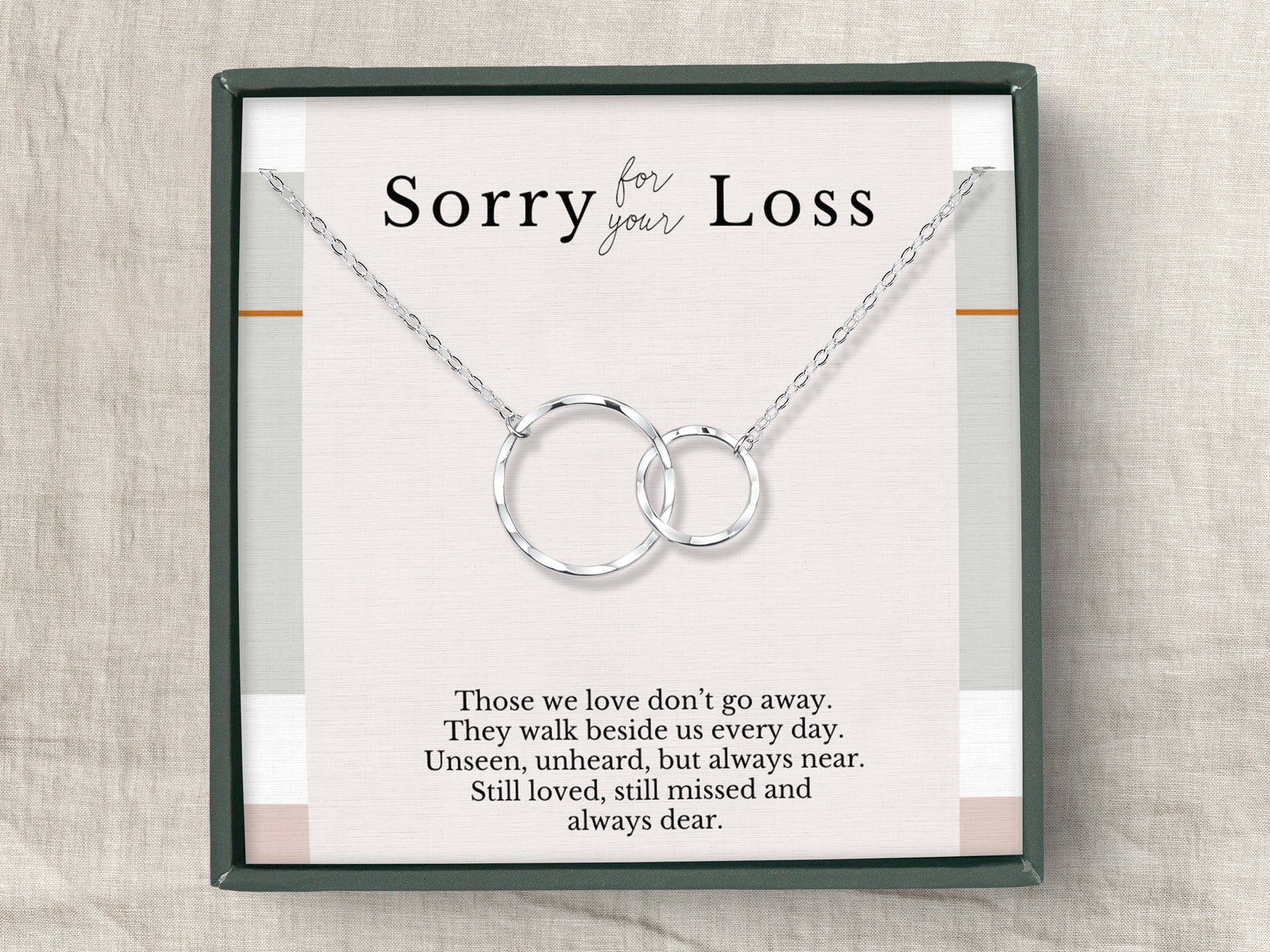 Loss of Loved One Necklace, Loss of Mother Gift, Loss of Father Gift ...