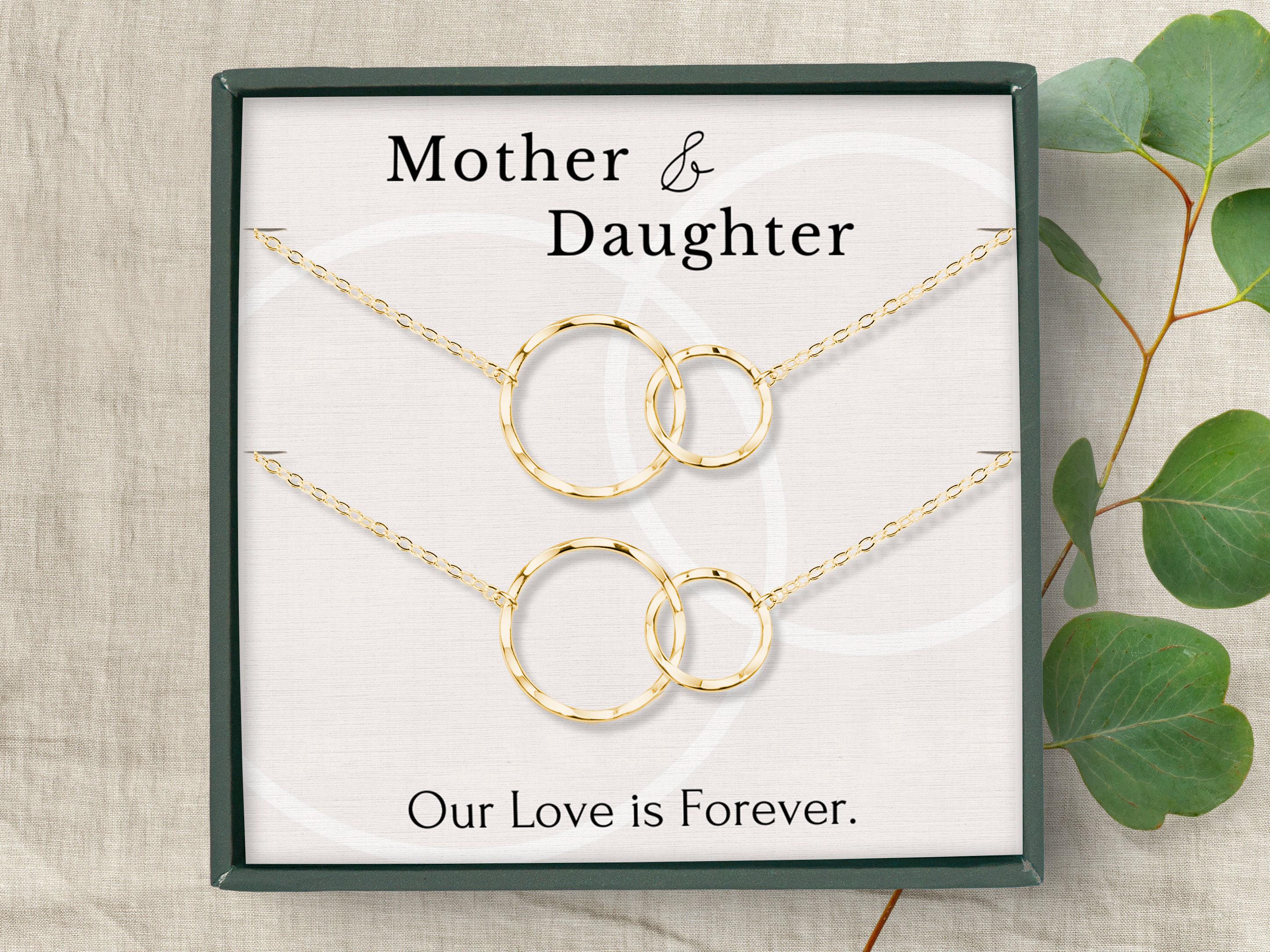 Mom daughter jewelry Mothers day necklace Mom gift from daughter Mom birthday gift from daughter Mother daughter gift Mom jewelry