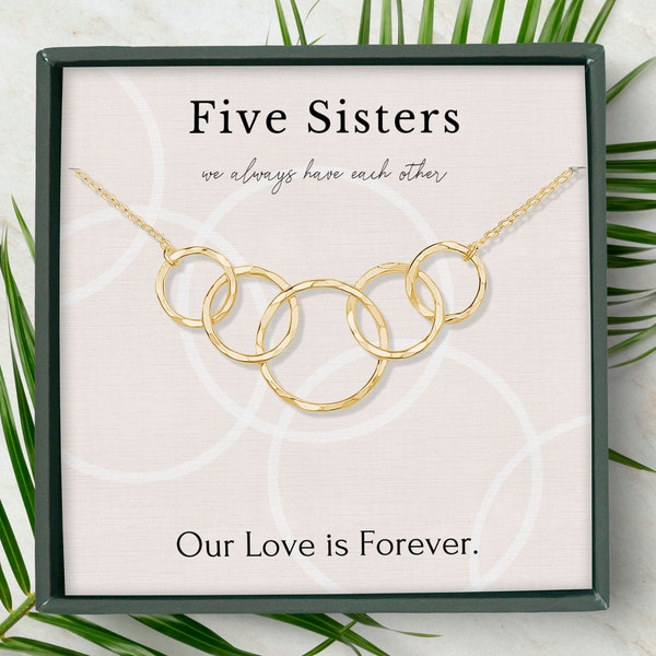 5 Sisters Necklace - Etsy