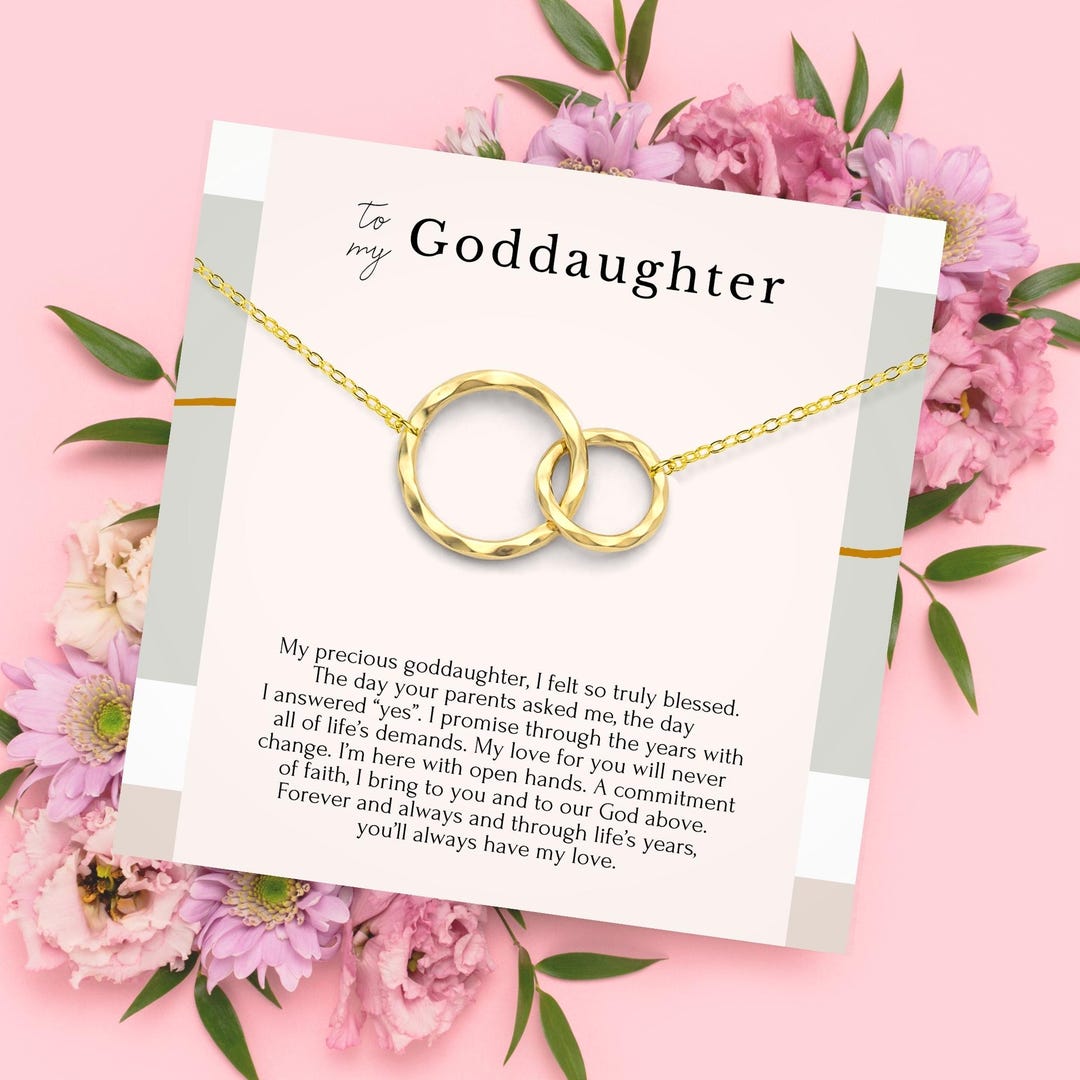 Goddaughter Gifts From Godmother | Girls Baptism Necklace | Christening ...