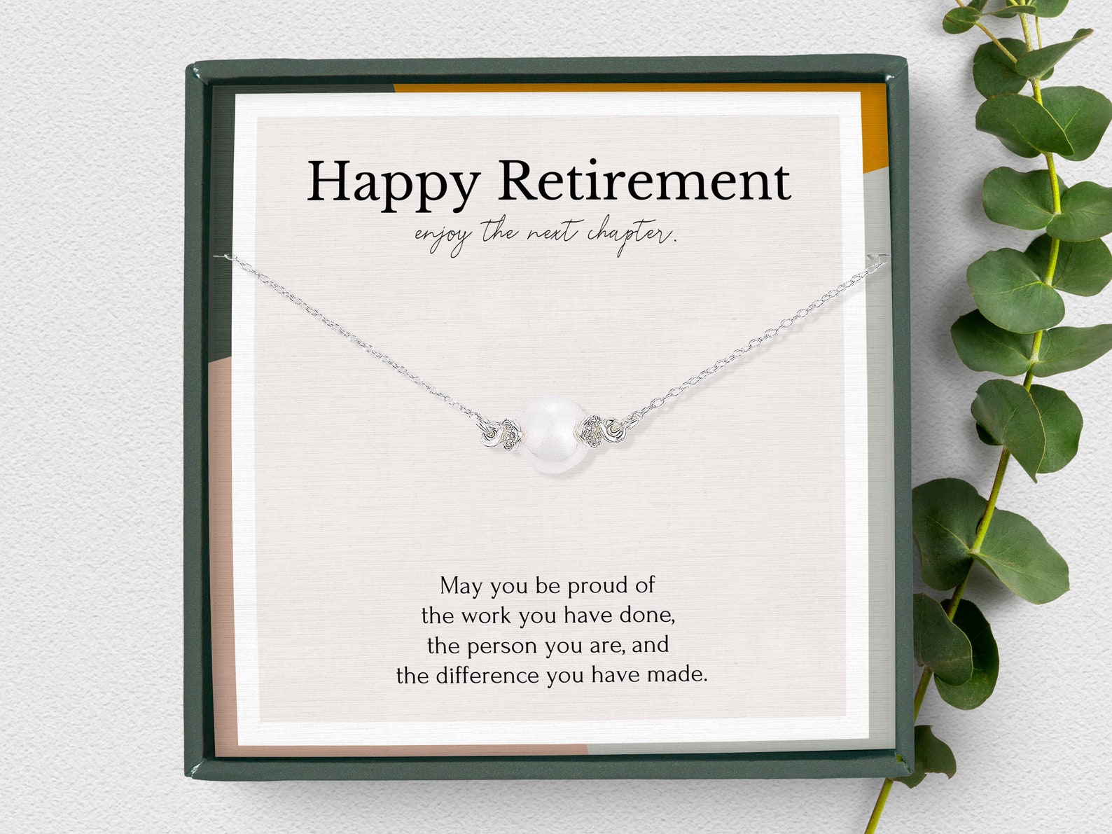 Retirement Gifts for Women Farewell Necklace Gift Female Retirement ...