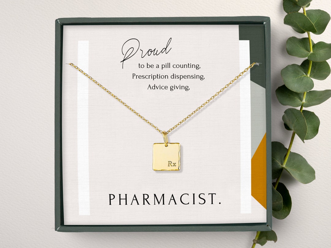 Gift for Pharmacist, Pharmacist Necklace Gift, Pharmacist Retirement ...