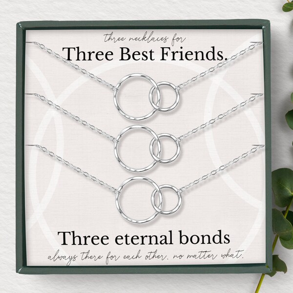 3 Best Friend Necklace - Etsy
