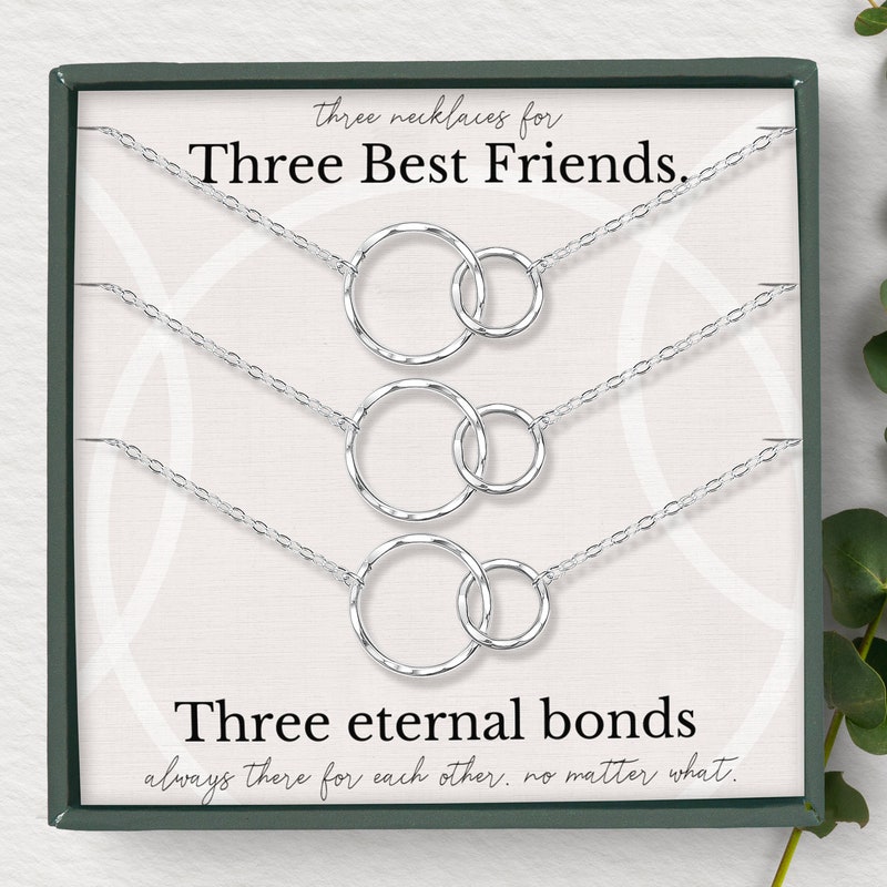 3 Best Friend Necklace - Etsy