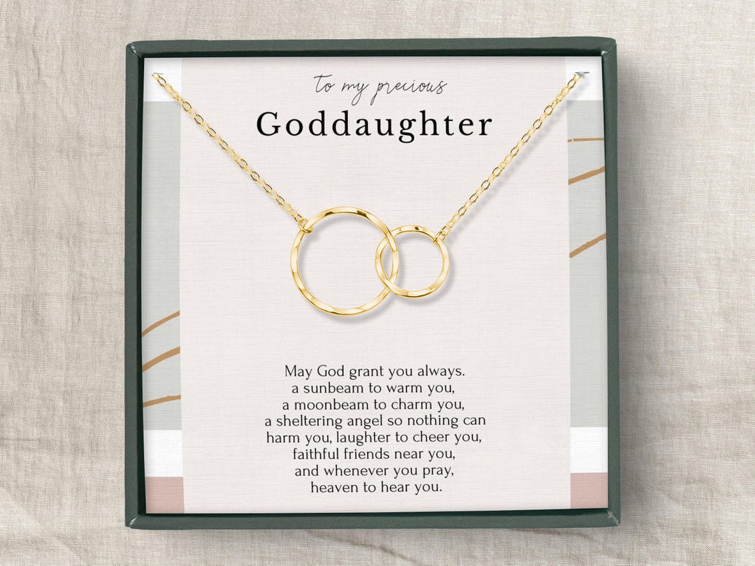 Goddaughter Necklace, Goddaughter Gifts From Godmother, Sterling Silver ...