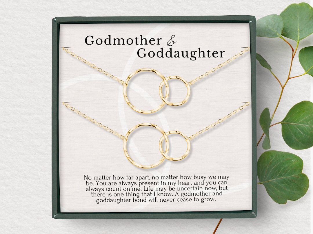God Daughter Christening Gift Godmother Necklace Gifts Baptism Gift ...