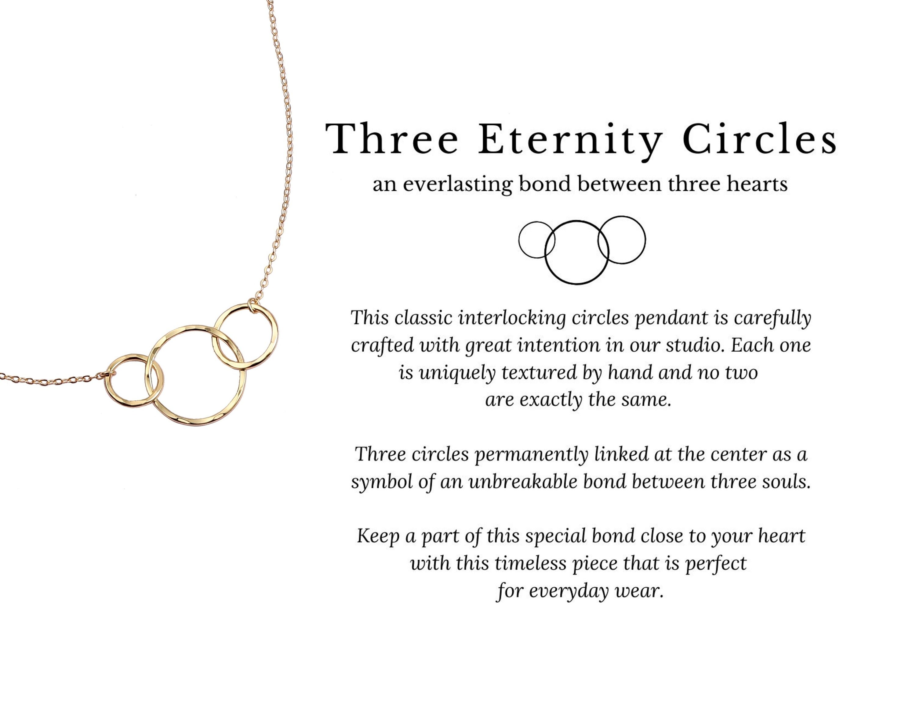 Three Generations necklace Mother Daughter Grandmother 3 | Etsy