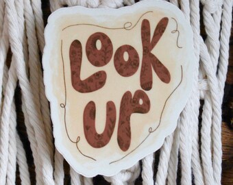Look up Sticker - Etsy