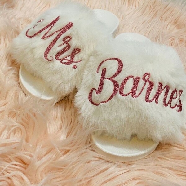 Fluffy Slides - Etsy