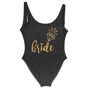 Bride Swimwear, Bride Squad Swimsuit , Bride One Piece Swimsuit ...