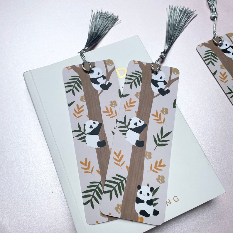 Panda Bookmark. Gift for Book Lover. Animal Bookmark. Book - Etsy UK