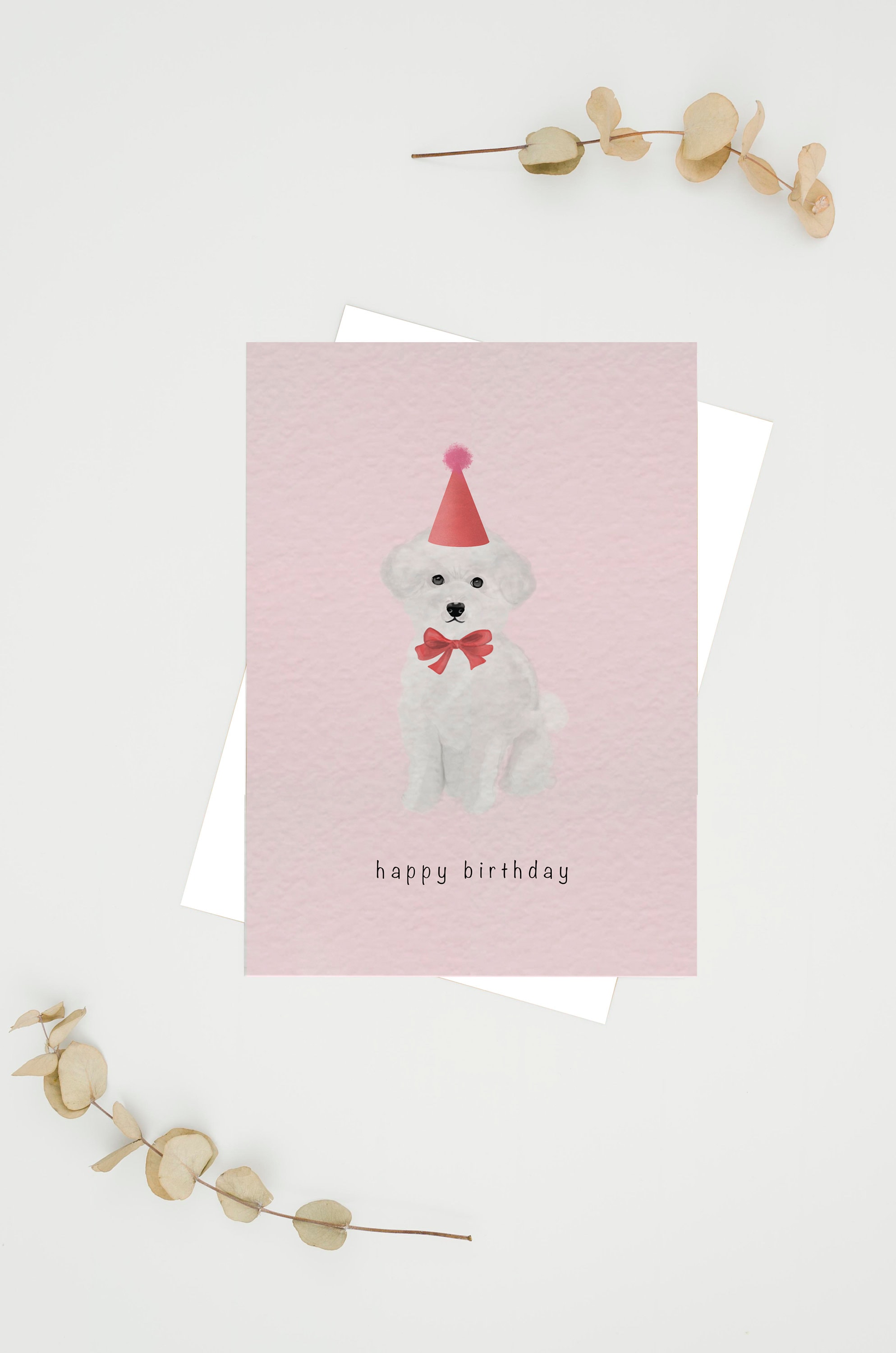 Bichon Frise Birthday Card: Cute Dog Owner Gift - Etsy