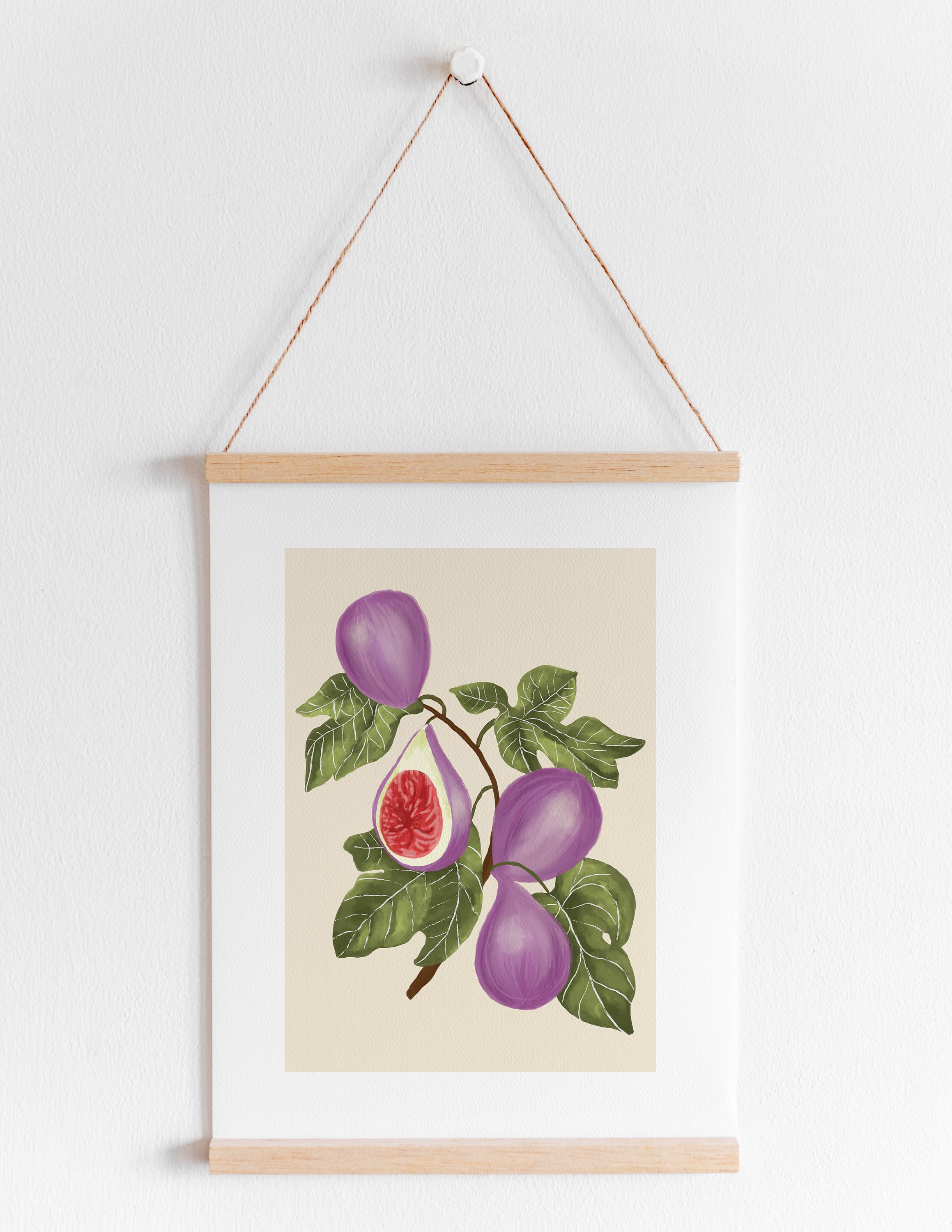 Fig Art Print. Botanical Prints. Fig Plant Print. Botanical - Etsy
