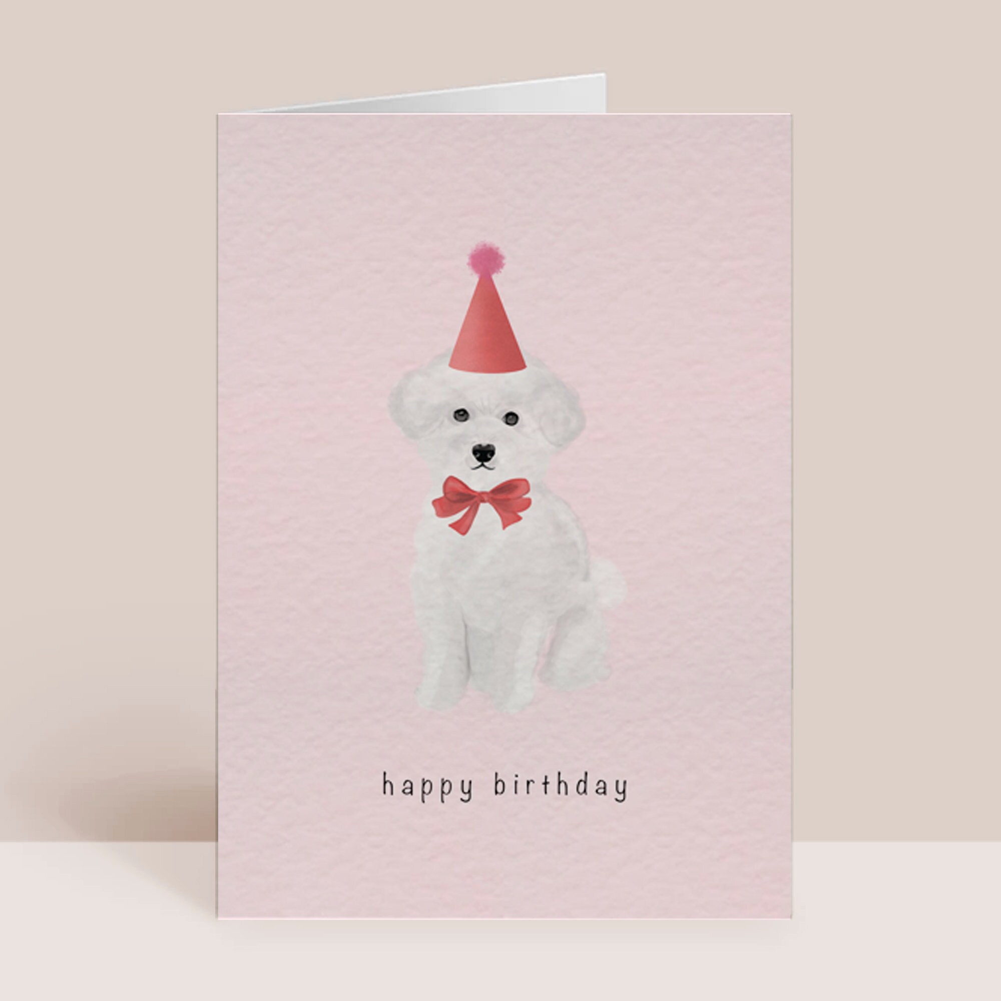 Bichon Frise Birthday Card: Cute Dog Owner Gift - Etsy